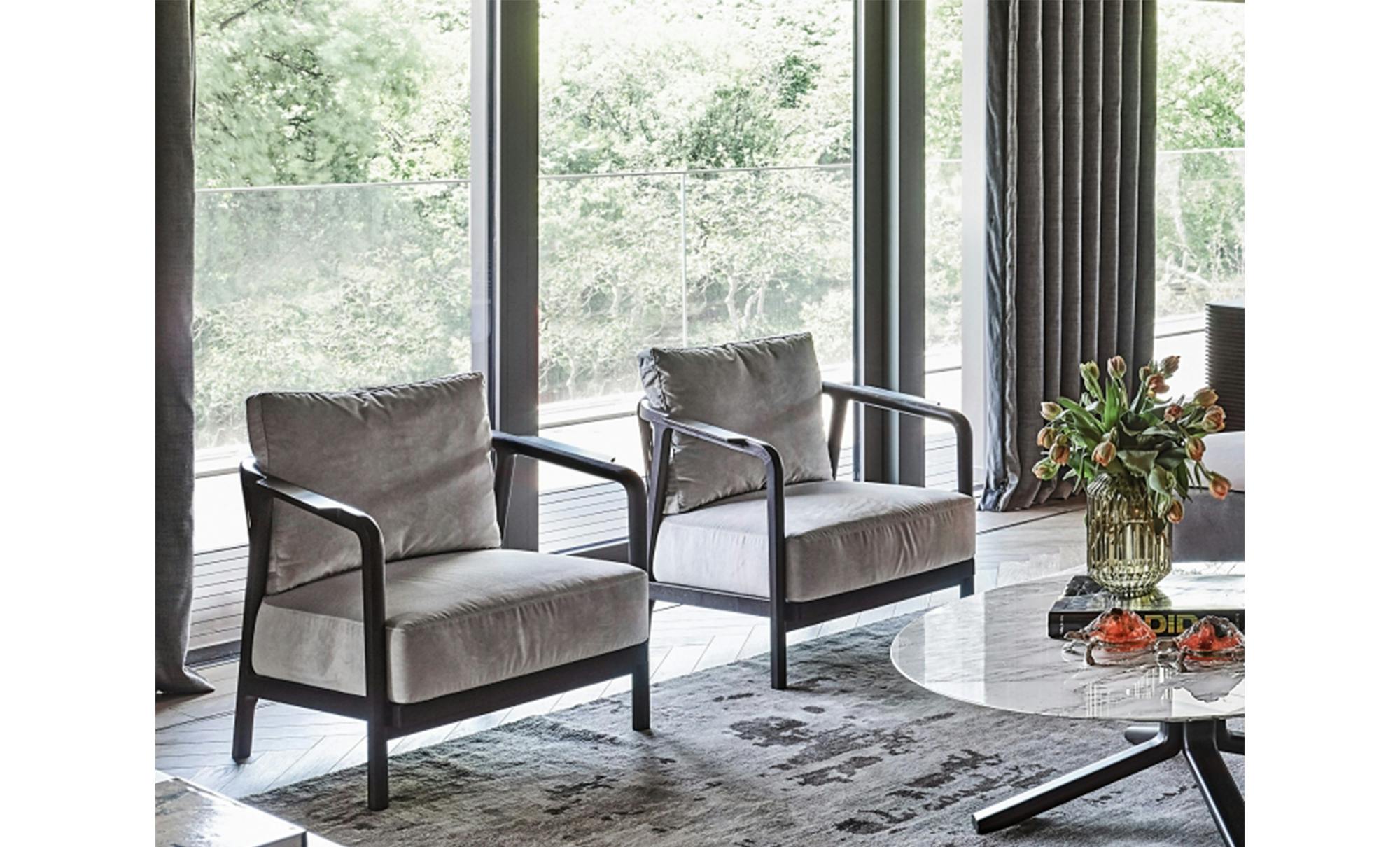 Crono armchair by Flexform - Fanuli Furniture